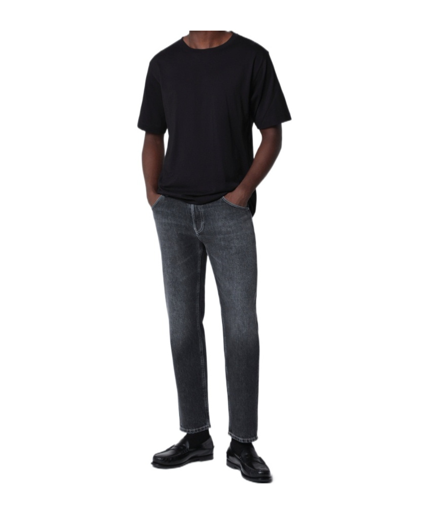 PT TORINO Pt Pantaloni Logo-Patch Washed Jeans